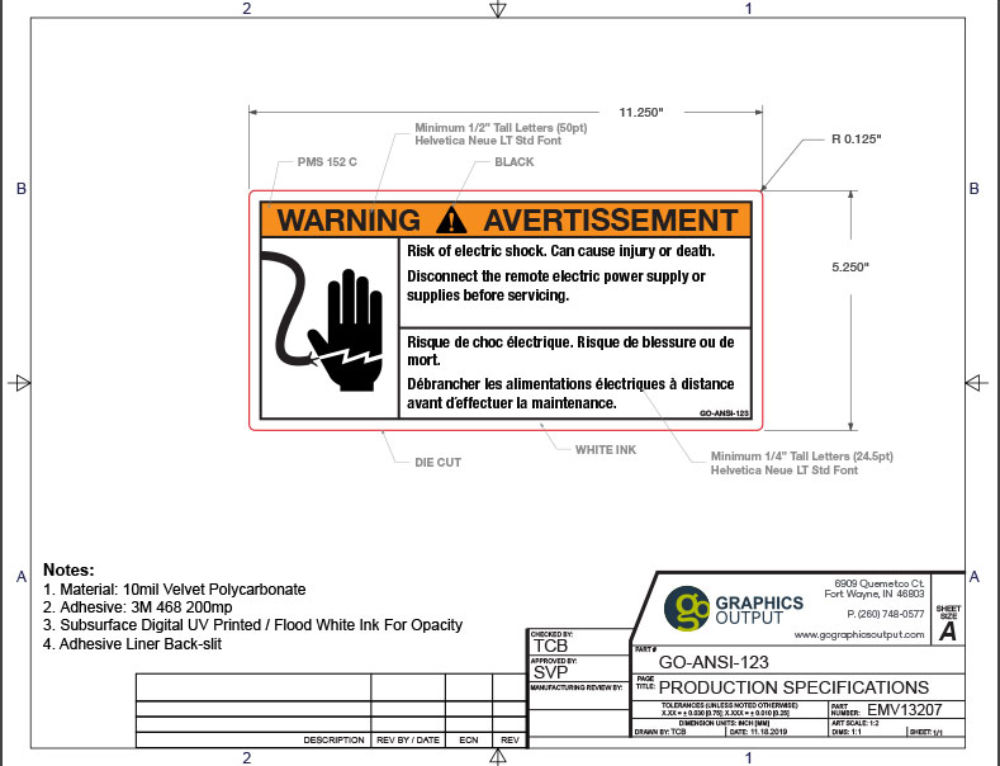 Keeping Engineering Drawings Up To Date - Graphics Output