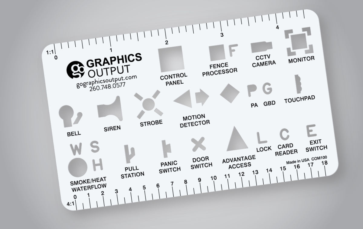 Precision Templates - Communications & Utilities - Graphics Output