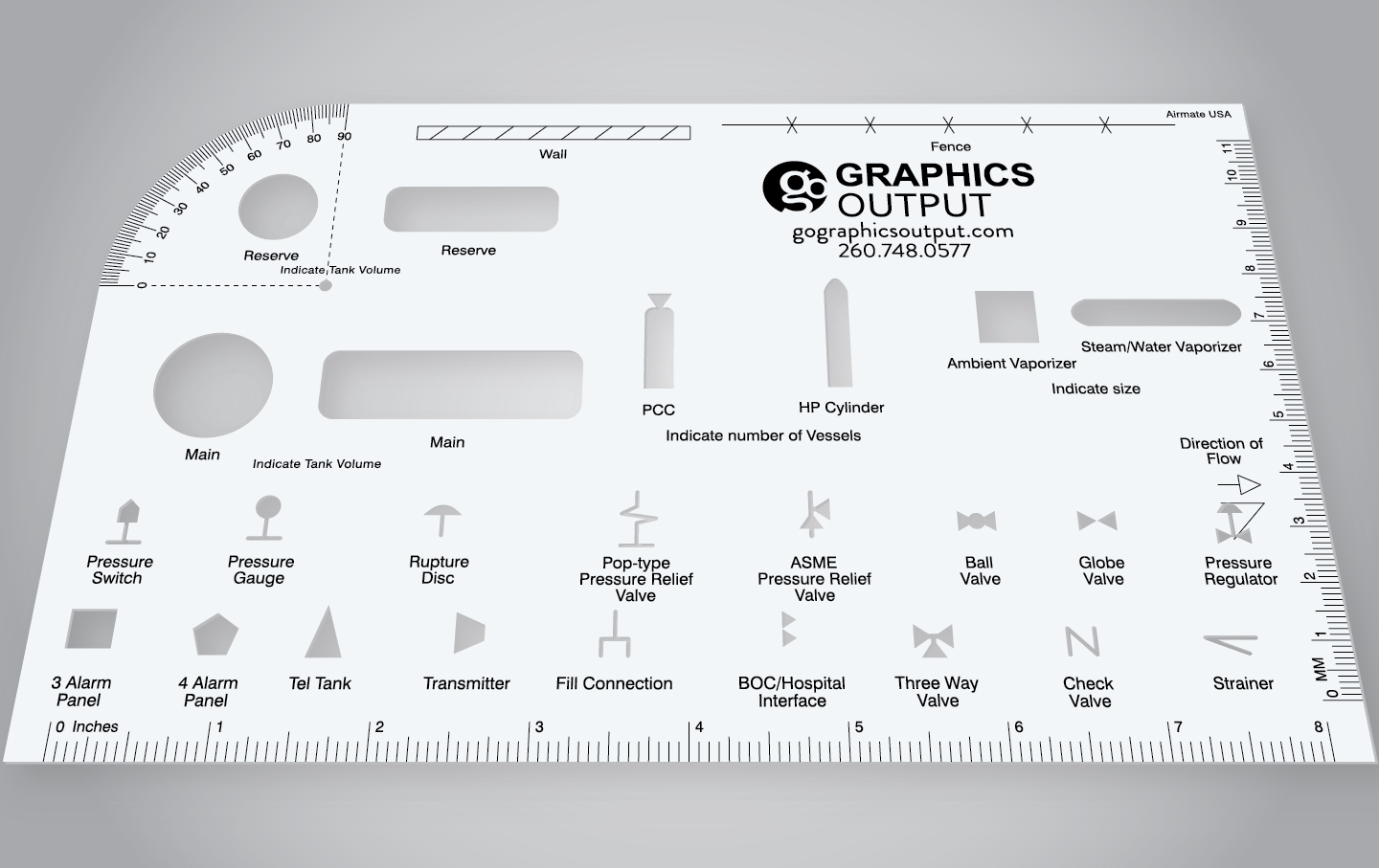 Precision Templates - Communications & Utilities - Graphics Output