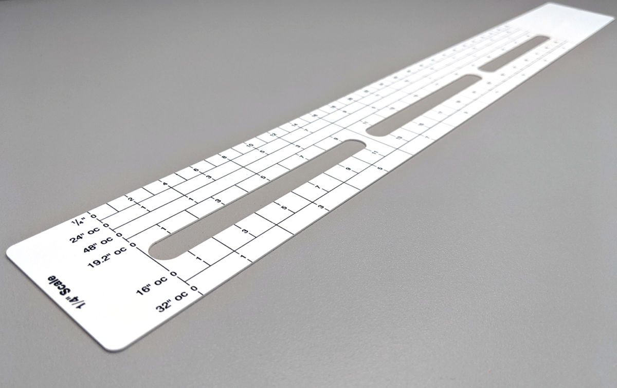 Product Spotlight - Truss Spacing Ruler - Graphics Output