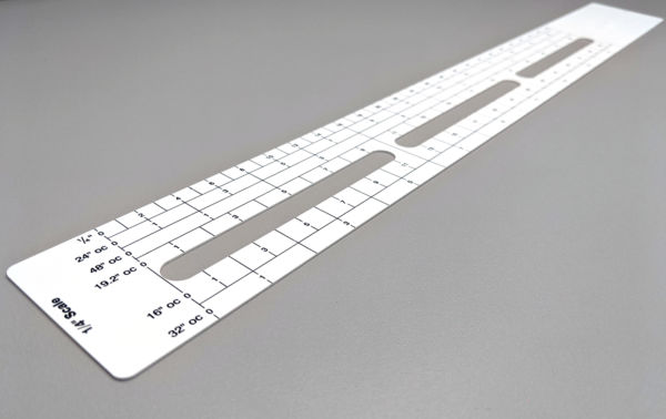 Product Spotlight - Truss Spacing Ruler - Graphics Output